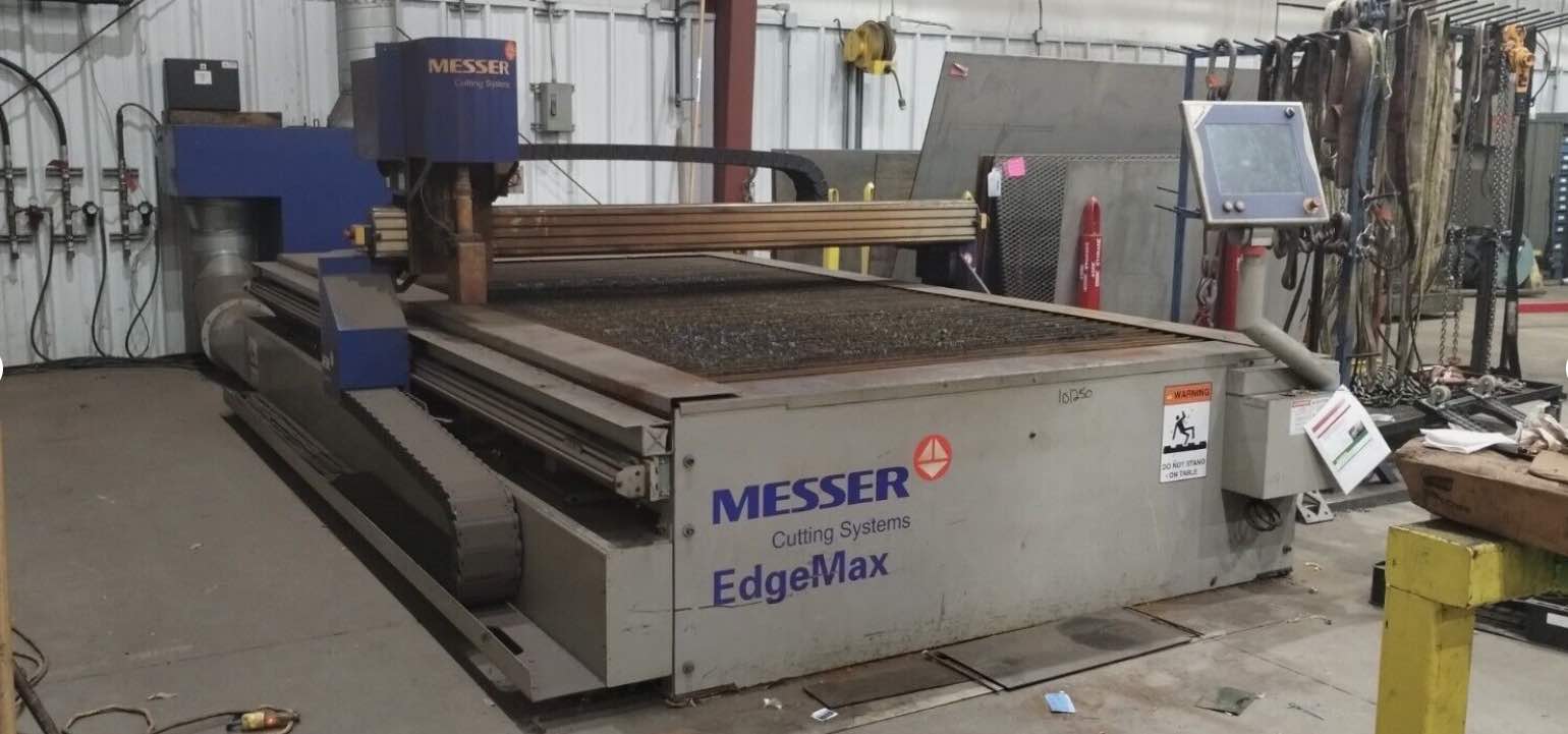 Plasma / Oxygen Cutting System: 6' X 12' 2014 Messer Edgemax Plasma ...