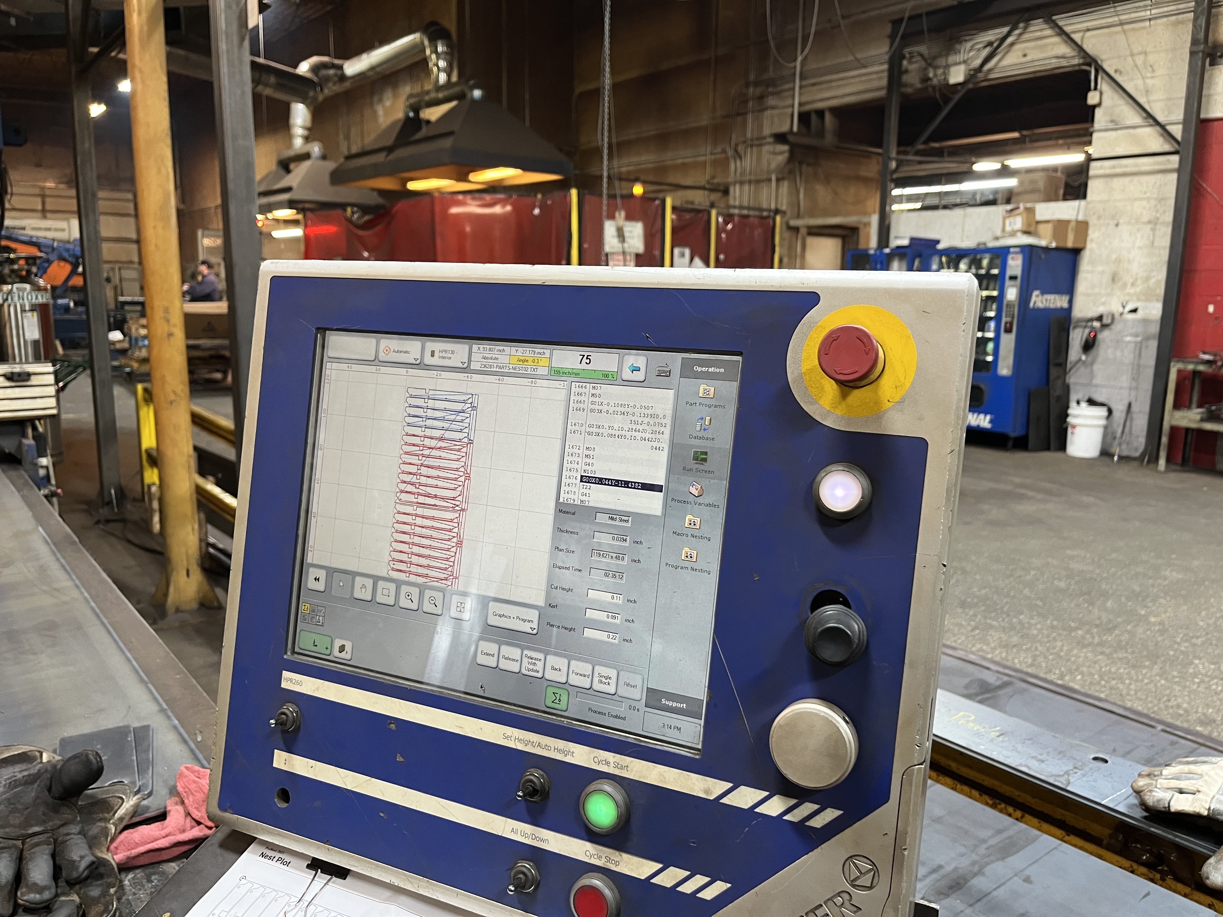 Plasma / Oxygen Cutting System: 6' X 12' Messer Metalmaster Plus Plasma ...