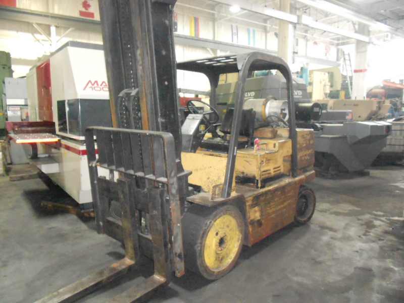 Material Handling Equipment: Eagle Pitcher T125D Hard Rubber Fork Truck